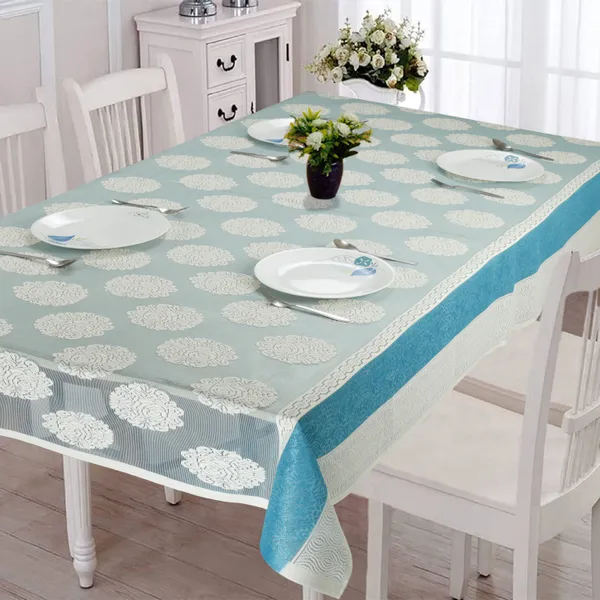 Homerz Premium Cotton Table Cloth, Thick Meterial Table Cover (Gulmohar ...