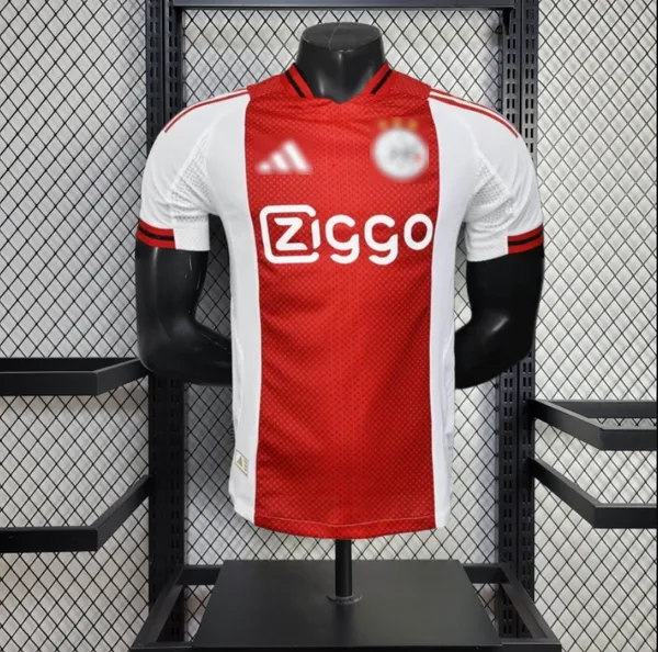 JERSEYKART Ajax Home Player Version Solid Jersey 2025/26 Price in India ...