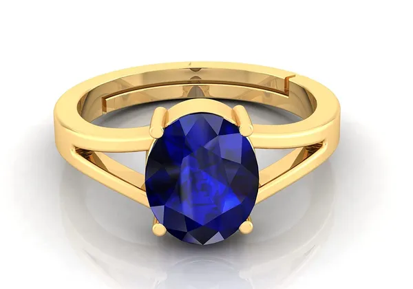 Shri Ji Store Neelam Gemstone Original Neelam Stone Blue Sapphire Ring ...