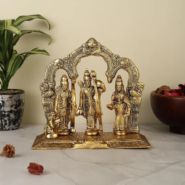 Kridaykraft Ram Darbar Statue For Pooja For Home DCor Price in India ...