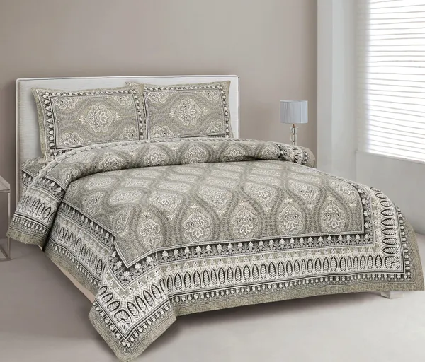 Jaipuri bedsheet Rajasthan Royal Super Fine Cotton Block Pri