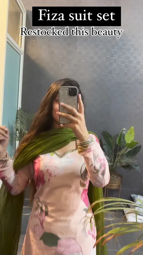 SAMVRITA Multicolor Straight Fiza Full Sleeves Kurta and Pant Set with ...