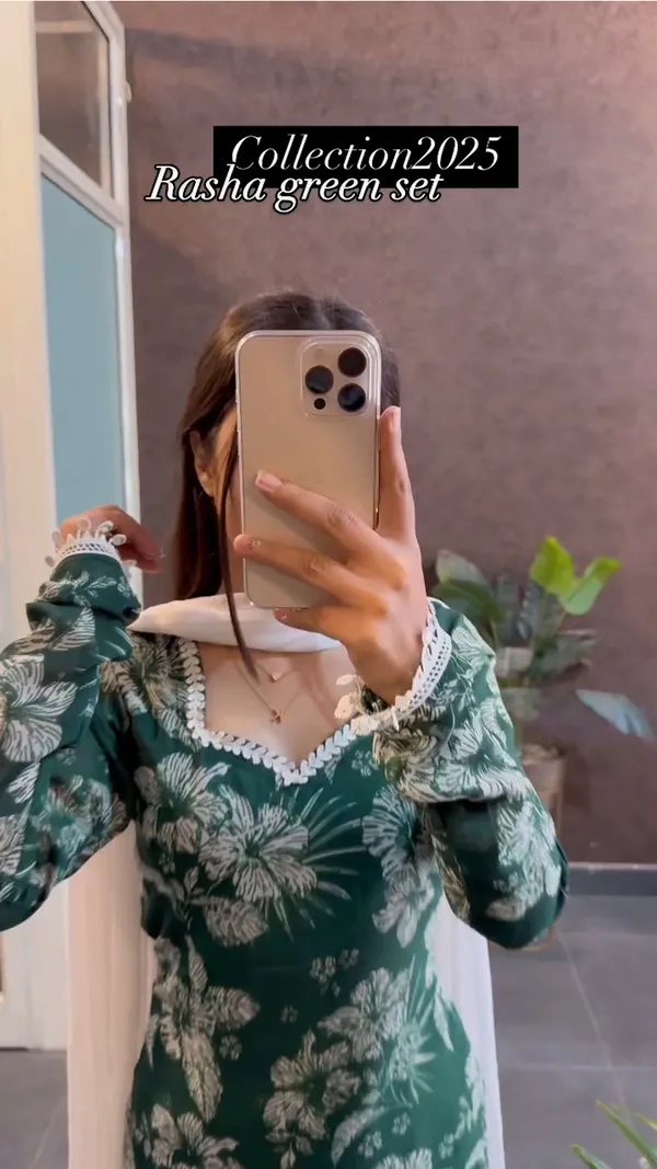 SAMVRITA Trendy Green Rasha Set summer friendly suits sets Price in ...