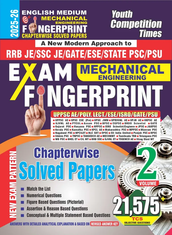 Yctbooks Mechanical Finger Print Vol 2 Chapterwise 21575 Question ...