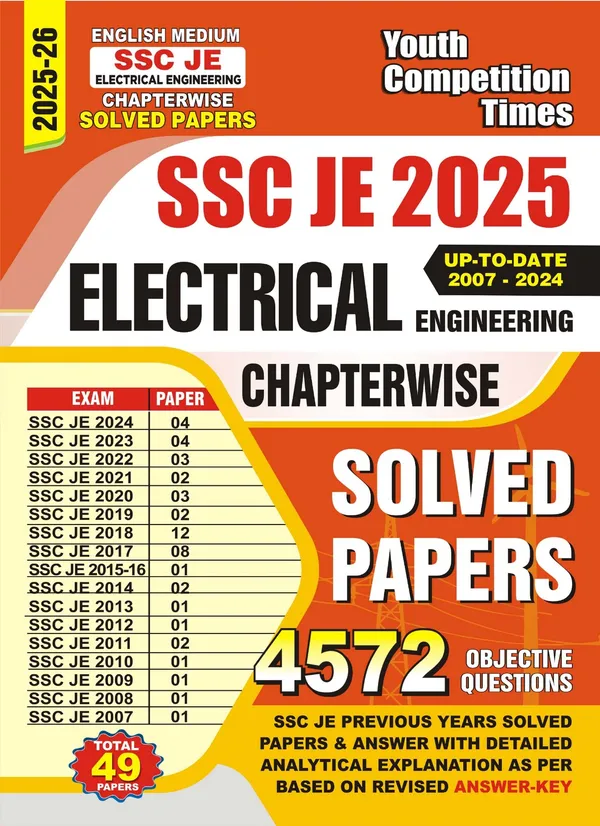 Yctbooks SSC JE Electrical Engineering Chapterwise Solved Papers 4572 ...