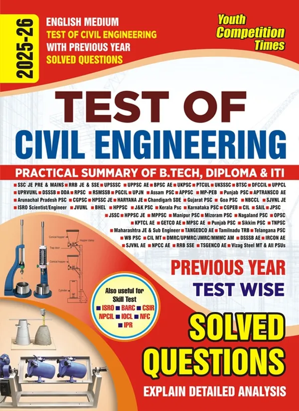 Yctbooks TEST Of Civil Engineering With Previous Year Solved Papers ...