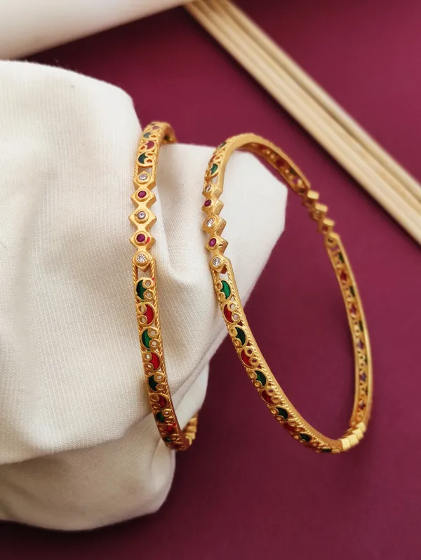 Trendz Jewellery Stylish Beautiful Designer Daily Wear Bangles With ...