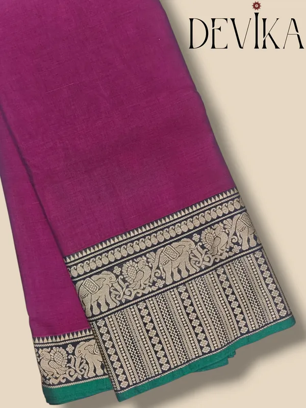 DEVIKA TEXTILES Gopika Magenta Narayanpet Pure cotton saree Price in India - Buy DEVIKA TEXTILES ...