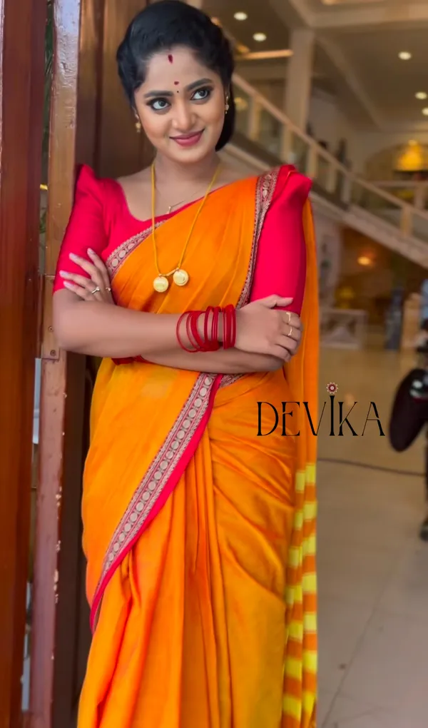 DEVIKA TEXTILES Shraddha Orange Narayanapet Pure Cotton saree Price in India - Buy DEVIKA ...