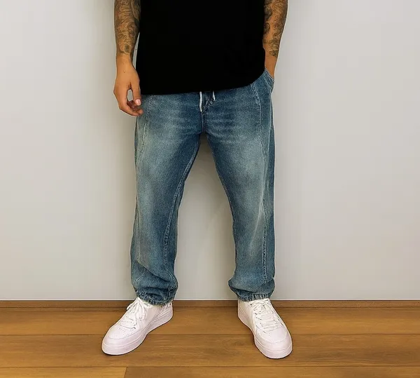 Stylophile Drawstring Baggy Jeans Price in India - Buy Stylophile ...