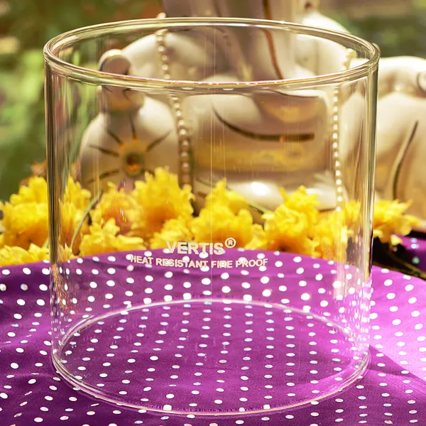 VERTIS Xl-150 Diya Glass Cover Wind Protector Flameproof Price in India ...