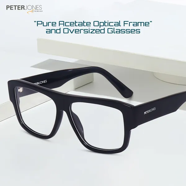 PETER JONES EYEWEAR Peter Jones I Black Color I Pure Acetate I ...