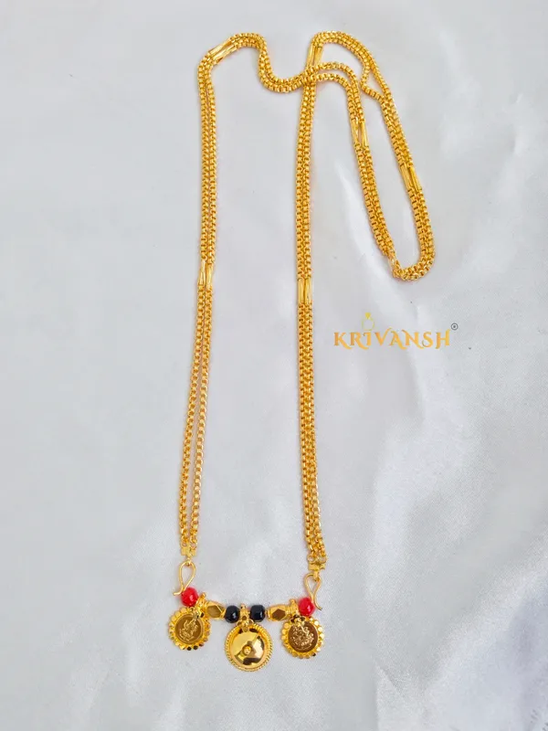 KRIVANSH Impon (Mix Metal) 2Layer Long Length Savitham Chain with ...