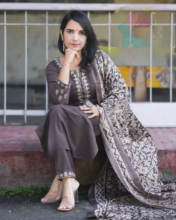MOLISHA Brown 3 piece suit Price in India - Buy MOLISHA Brown 3 piece ...