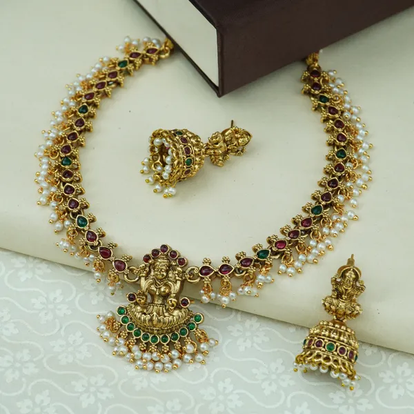 BHARGAV ARTS Elite Colorful Jewellery Necklace Sets By Bhargav arts ...
