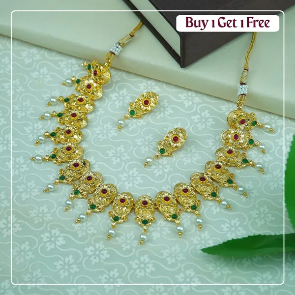 BHARGAV ARTS Diva Colorful Gold-Plated Jewellery Sets B1G1 By Bhargav ...