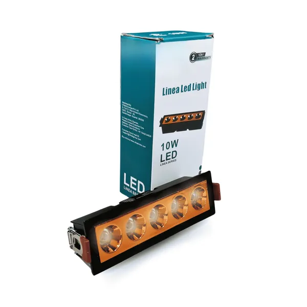 Spark world SPARKWORLD 10W LED Linear COB Light | Black Body with Rose ...