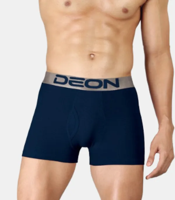 Deon Navy Blue Cotton Lycra Plain Ultra Trunk For Men Price in India ...