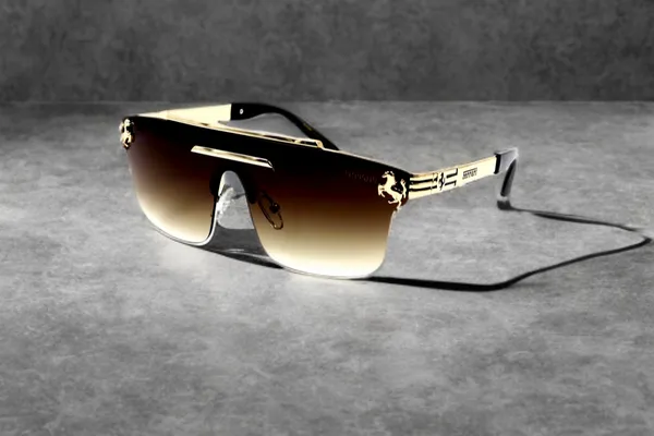 SwamiRaj EyeWorld Brown SwamiRaj EyeWorld – Flat One-Piece Sunglasses ...