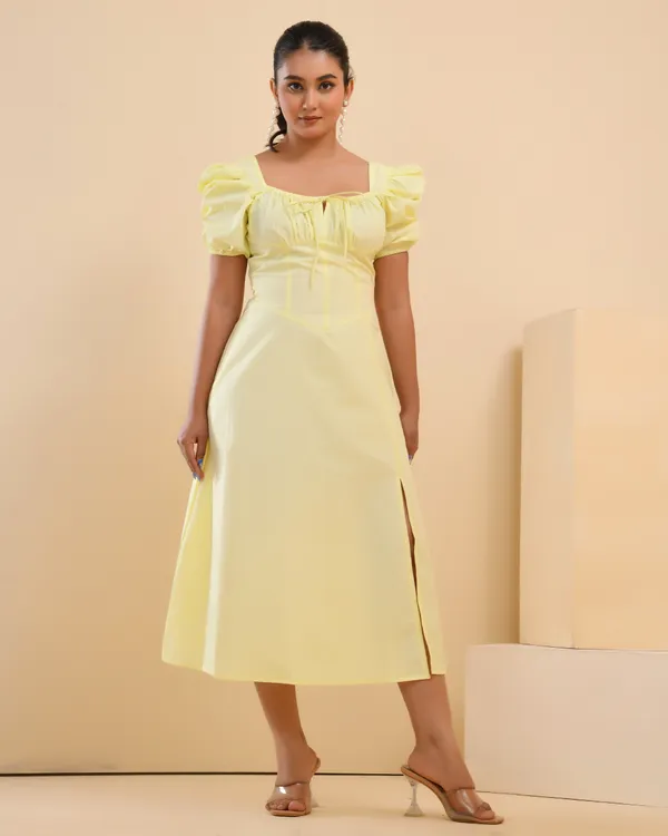 Elyraa Buttercup Bustier Sundress Price in India - Buy Elyraa Buttercup ...