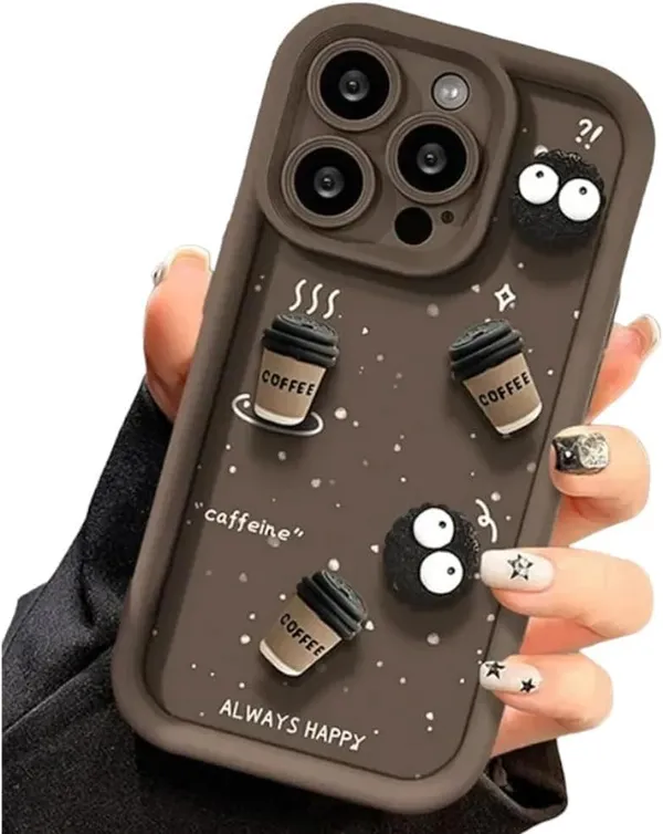 Bungo Cases Brown Coffee Liquid Silicone Soft Case Phone Case for ...