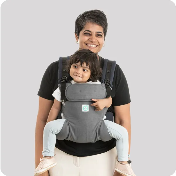 Kol Kol Grey Front Facing-Out Lite Baby Carrier Price in India - Buy ...