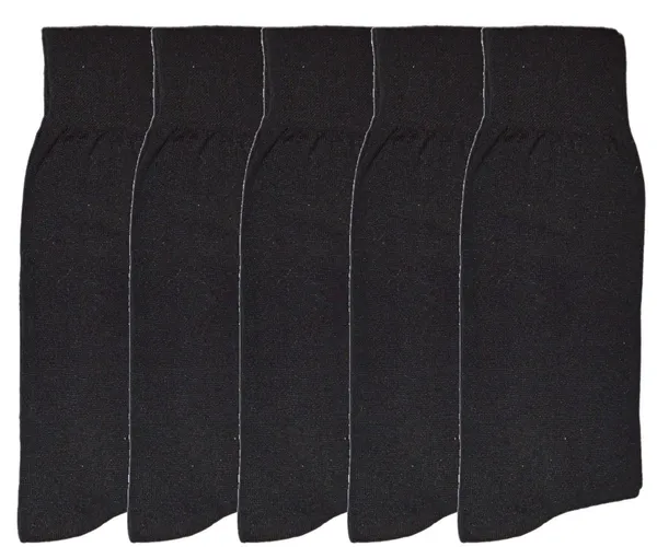 ME Stores Pack Of 5 Mercerised Cotton Long Full Length Socks For Men ...