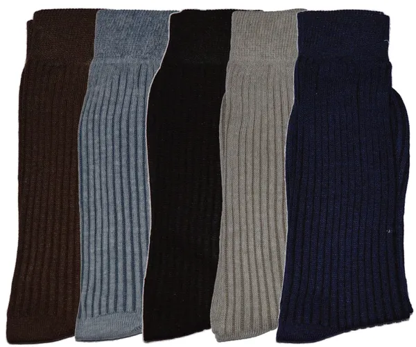 ME Stores Pack Of 5 Mercerised Cotton Long Full Length Socks For Men ...