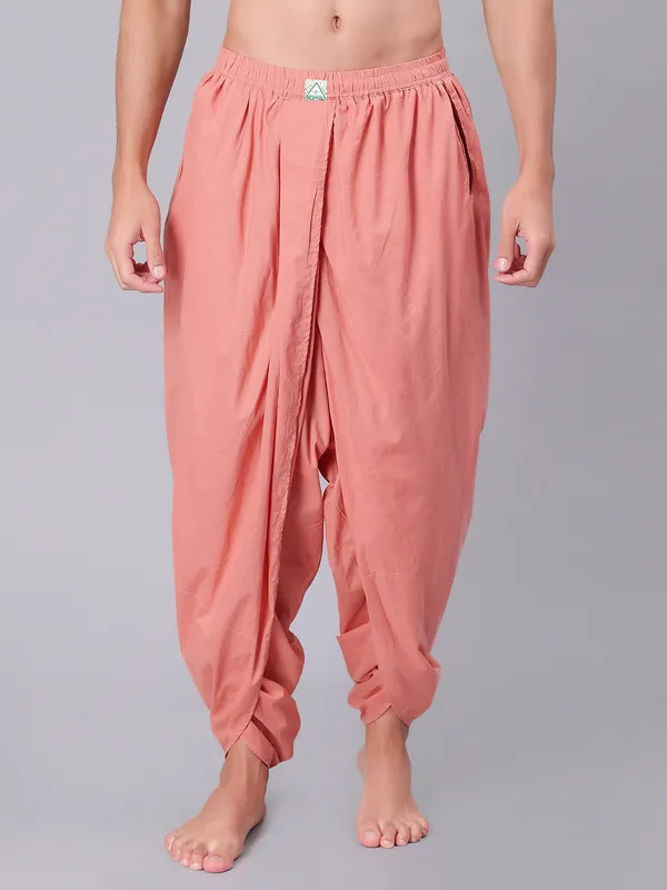 Satav Saffron Pure Cotton Regular Dhoti For Mens Price in India - Buy ...