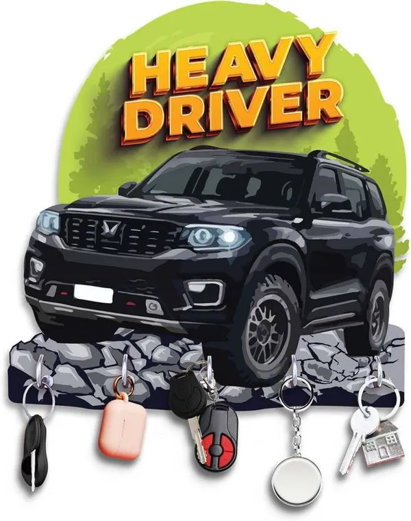 Deccorji Multicolor Premium Hd Uv Printed Mahindra Thar Car Shape ...