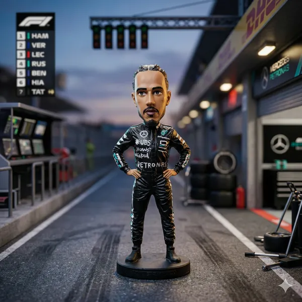 Bobbleheads & More By Insain Lewis Hamilton F1 Bobblehead (15 cm ...