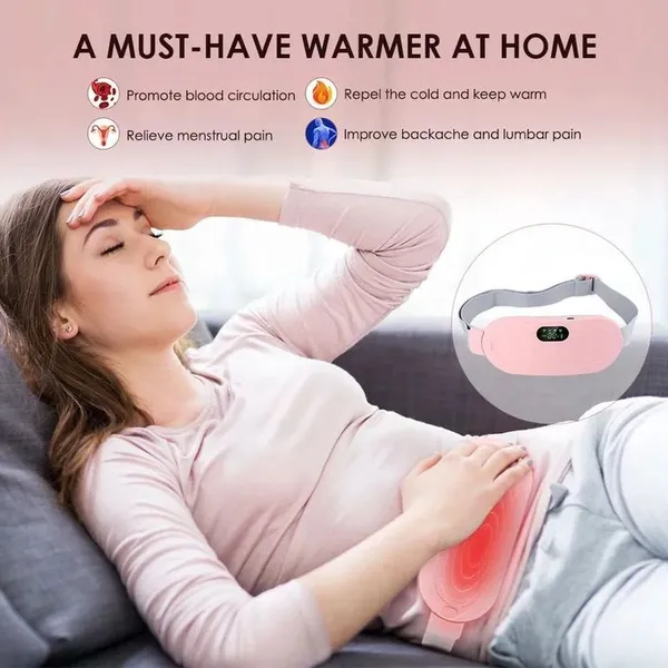 DaizyMart Period Cramp Heating Pads, Portable Cordless Menstrual Cramp ...