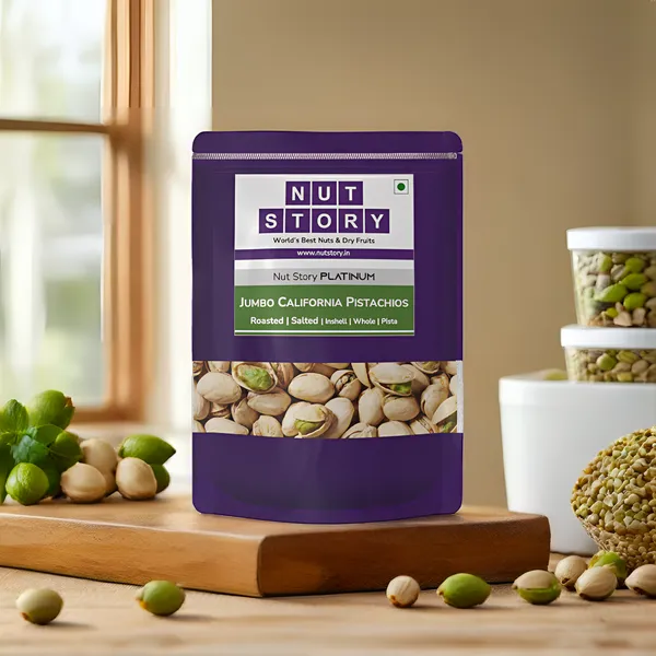 Nut Story Platinum Jumbo California Pistachios – Roasted & Salted ...