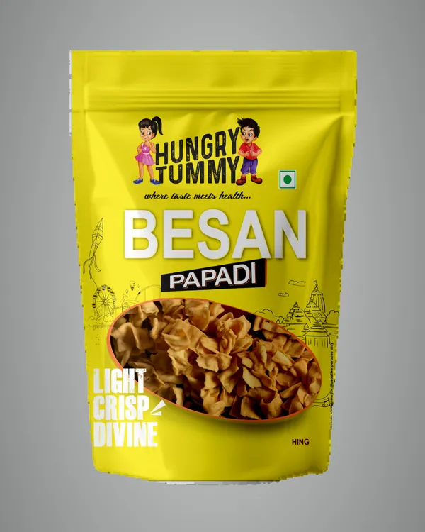 Hungry Tummy Premium Pack Of 2 Besan Papdi (300G * 2) Price in India ...