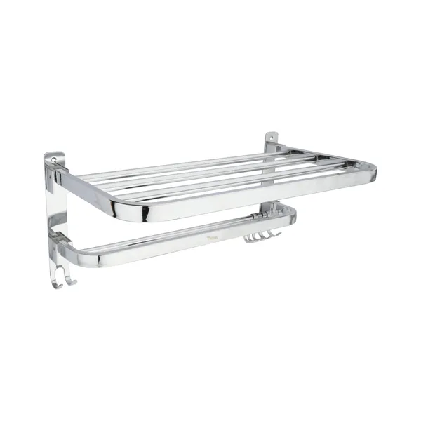 DM GROUP OF INDUSTRIES Silver Chrome Double Layer Stainless Steel Towel ...