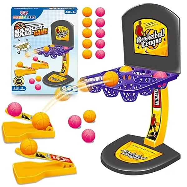 Tiny Wonderz Pink Mini Basketball Board Game For Boys & Girls Tabletop ...