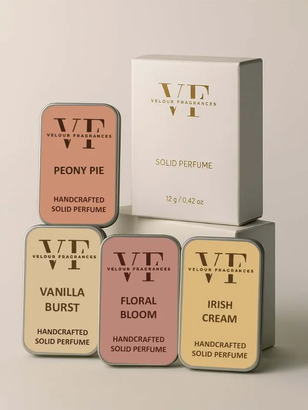 Velour fragrance Bloom & Beyond - Set Of 4 Solid Perfumes For Women ...