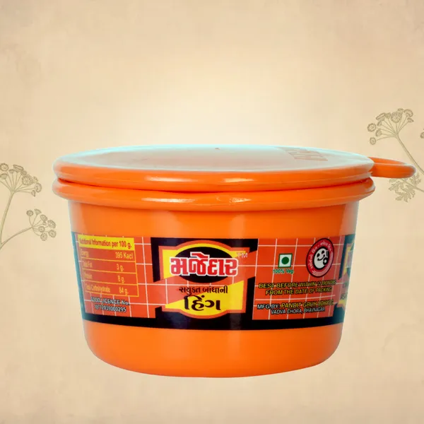Pandit Organics Majedar Fancy Round Container Strong Black Hing Powder ...