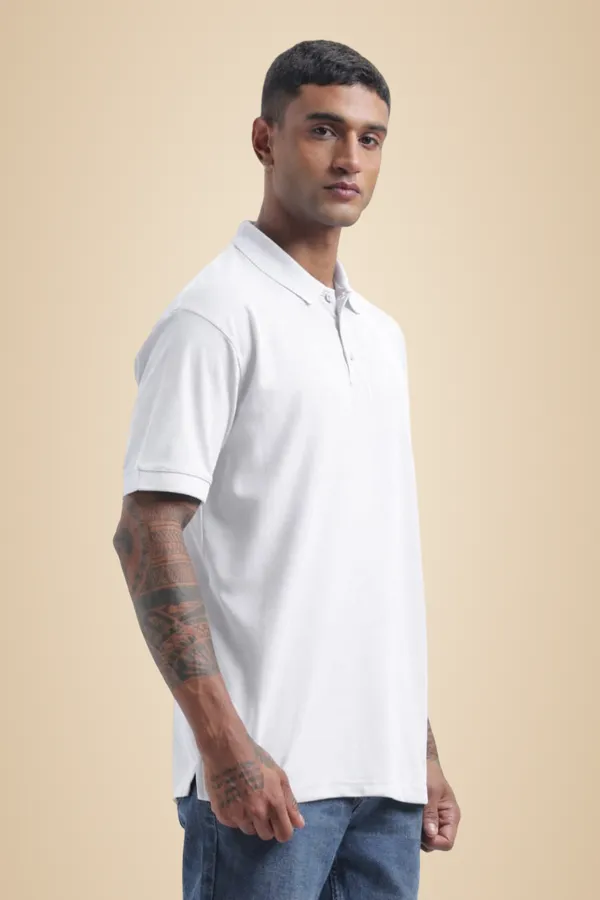 PraMaan White Premium Marsh Polo For Men Price in India - Buy PraMaan ...