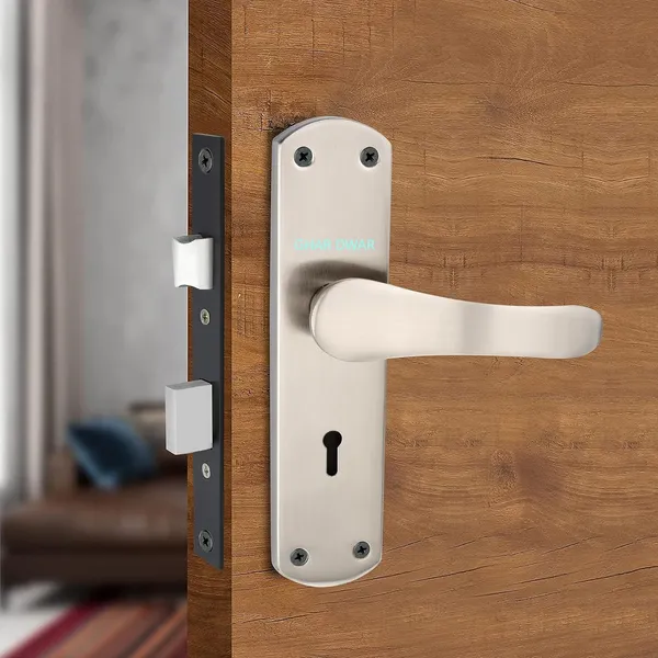 GHAR DWAR Silver Ghardwar Premium Mortise Locks For Main Door Bedroom ...