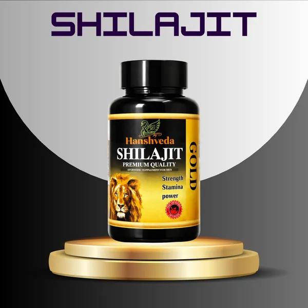 Hanshveda Natural Viagra - Shilajit Ayurvedic Capsule For Strength And ...