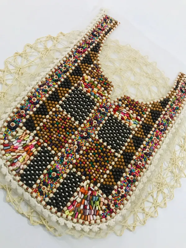 PREMDAS LACE Premda Lace Multicolour Embroidered Neckline Patch Sewing ...