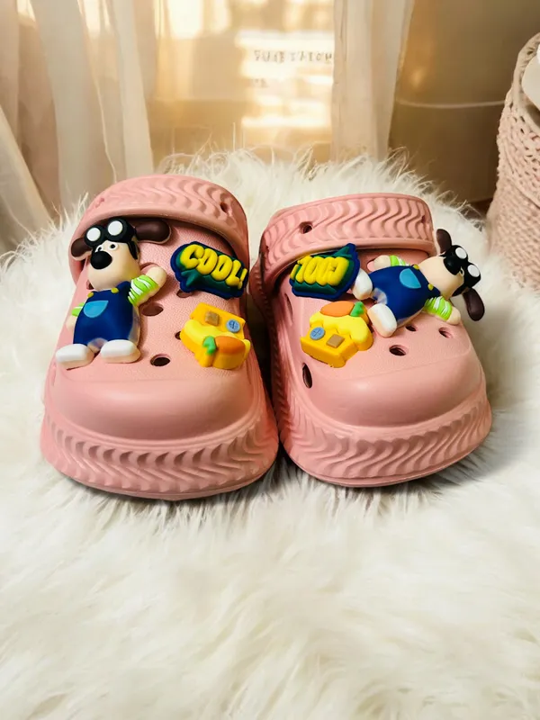 VaGa Kids Pink Premium Eva Goofy World Clogs For Kids Price in India ...