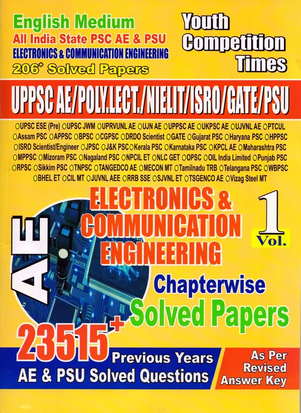 Yctbooks AE Electronics & Communication Vol.-1 (Eng. M.) Price in India ...
