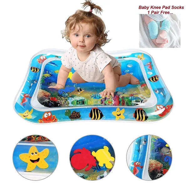 Look2cart Baby Kids Water Play Mat, Tummy Time Fun Activity Play Center ...