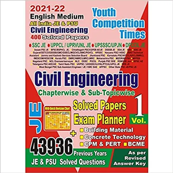 Yctbooks CIVIL JE Volume-1 (Eng. Med.) Price in India - Buy Yctbooks ...