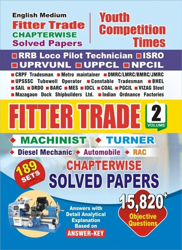 Yctbooks FITTER TRADE Solved Volume-2 (English Medium) Price in India ...
