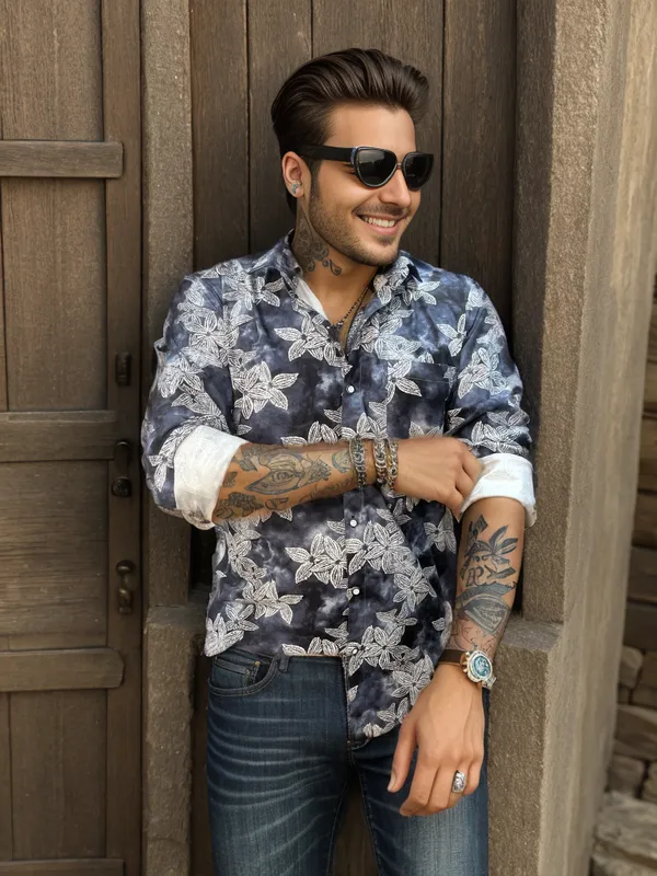 Pagazo Pagazo Multi Color Colour Printed Shirt Price in India - Buy ...